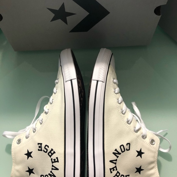 Converse | Shoes | Limited Edition Converse Chuck Taylor Cream Black ...